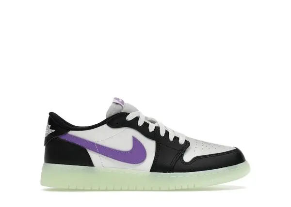 JORDAN 1 Retro Low Og - Black/black Raspberry/volt Tint