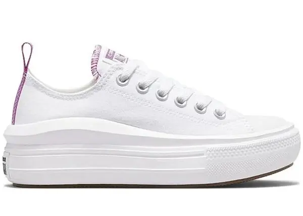 CONVERSE Chuck Taylor All Star Move Platform Sneakers - White/pixel Purple