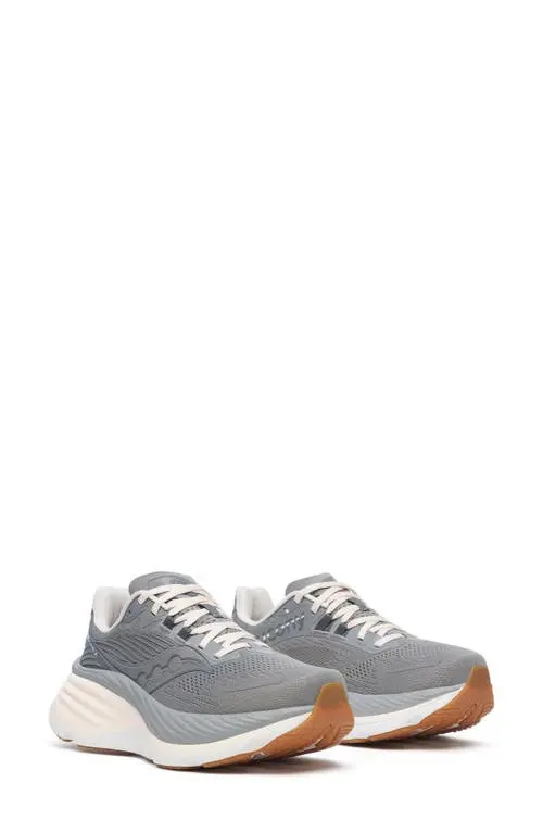 Saucony Hurricane 24 Athletic Sneakers - Cinder/ Gum