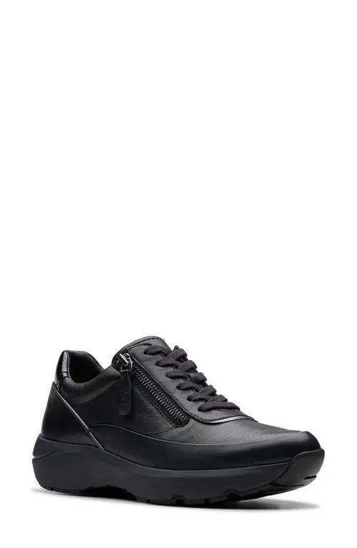 Clarks Tivoli Zip Sneakers - Black Combi