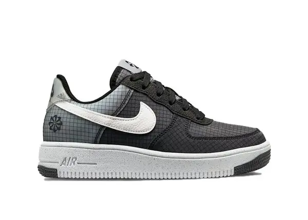 Nike Air Force 1 Low Crater Sneakers - Black/grey/white