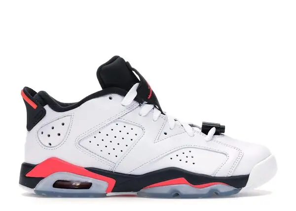 JORDAN 6 Retro Low Sneakers - White/infrared 23/black