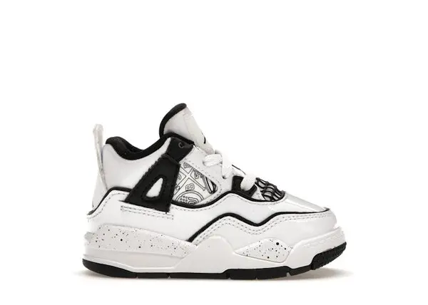 JORDAN 4 Retro Se Diy Sneakers - White/black/volt