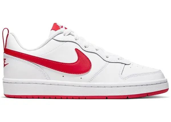 Nike Court Borough Low 2 Sneakers - White/university Red