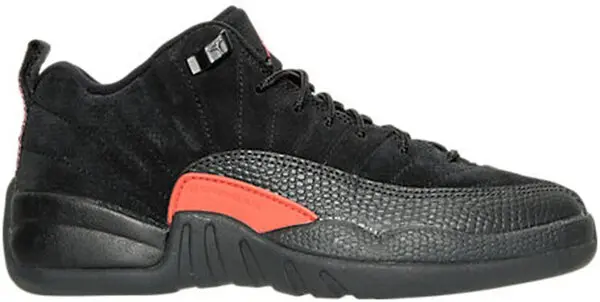 JORDAN 12 Retro Low Sneakers - Black/max Orange/anthracite