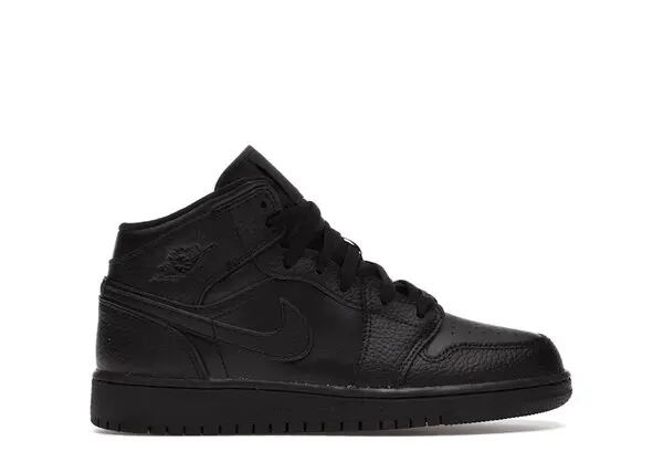 JORDAN 1 Mid Sneakers - Black