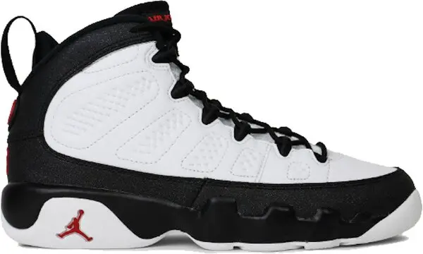 JORDAN 9 Retro Og Sneakers - White/black/true Red