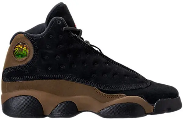 JORDAN 13 Retro Olive Sneakers - Black/true Red/light Olive