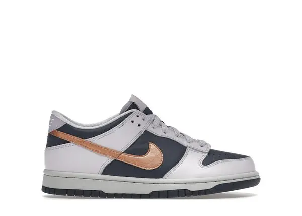 Nike Dunk Low Se Copper Swoosh - Thunder Blue/barely Grape/violet Frost