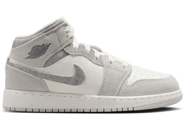 JORDAN 1 Mid Se Sneakers - Neutral Grey/sail/smoke Grey