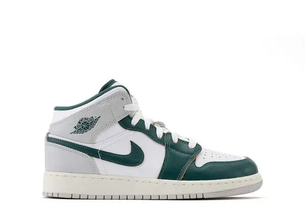 JORDAN 1 Mid Se Sneakers - White/oxidized Green/sail