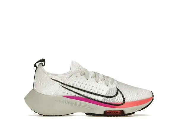 Nike Air Zoom Tempo Next% Flyknit Sneakers - White/hyper Violet/flash Crimson