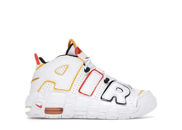 Nike Air More Uptempo Raygun - White/orange/yellow