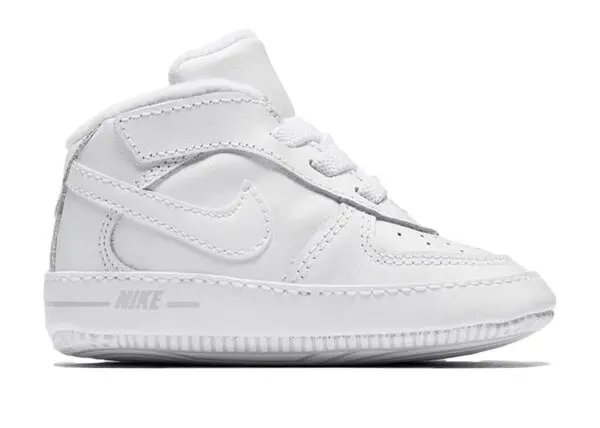 Nike Air Force 1 Crib Sneakers - White