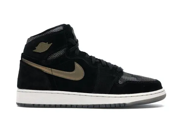 JORDAN 1 Retro High Heiress Camo - Black/metallic Field