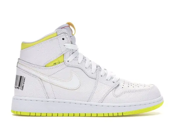 JORDAN 1 Retro High First Class Flight - White/dynamic Yellow/black