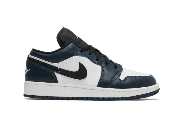 JORDAN 1 Low Sneakers - Armory Navy Blue/black/white