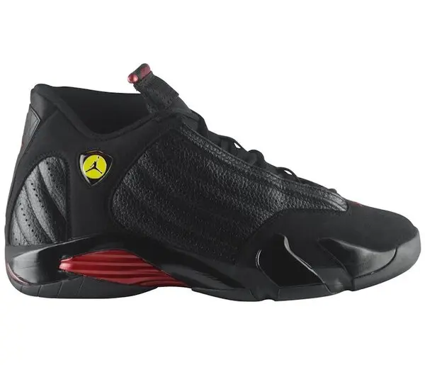 JORDAN 14 Retro Last Shot Sneakers - Black/varsity Red
