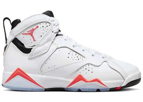 JORDAN 7 Retro Infrared Sneakers - White/black/crimson