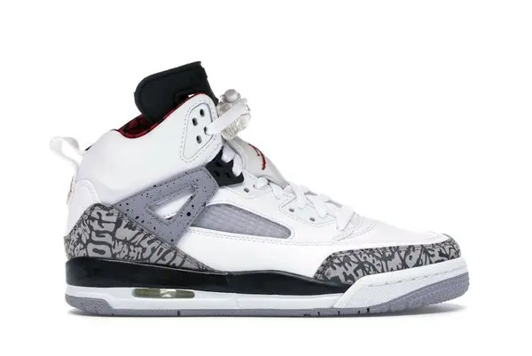 JORDAN Spizike Cement Sneakers - White/varsity Red/cement Grey