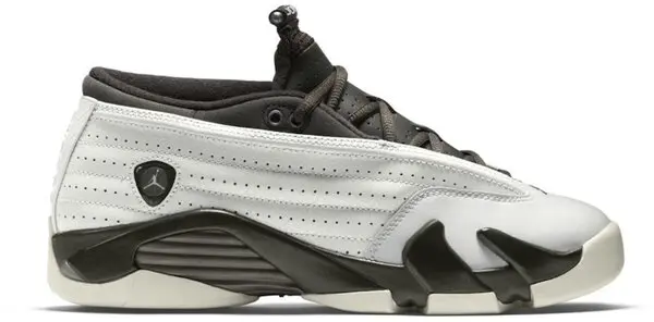 JORDAN 14 Retro Low Sneakers - White/phantom/metallic Pewter
