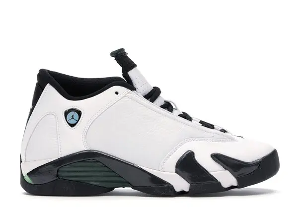 JORDAN 14 Retro Sneakers - White/oxidized Green/legend Blue
