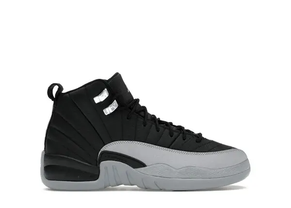 JORDAN 12 Retro Barons - Black/wolf Grey/white