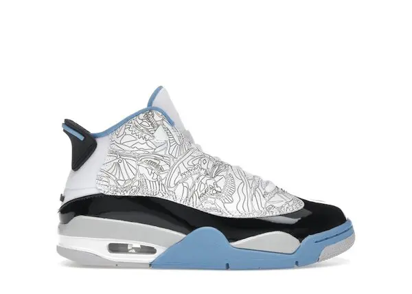 JORDAN Dub Zero Sneakers - White/legend Blue/black