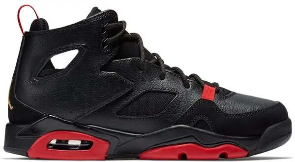 JORDAN Flight Club 91 Last Shot Sneakers - Black/dandelion/varsity Red