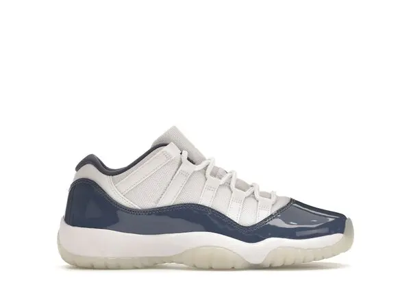 JORDAN 11 Retro Low - White/midnight Navy/diffused Blue