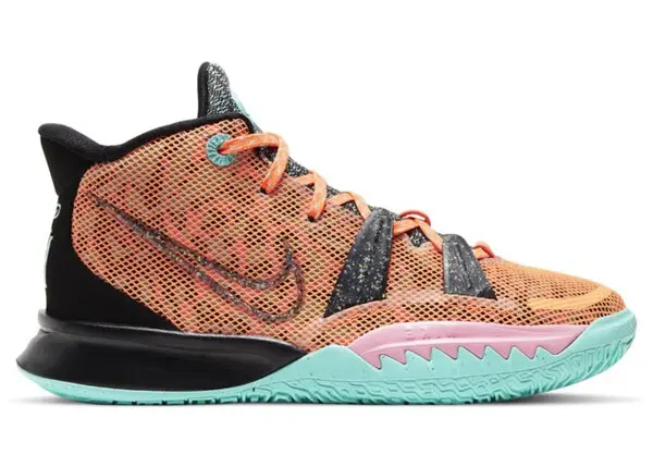 Nike Kyrie 7 Play For The Future Sneakers - Atomic Orange/tropical Twist/black