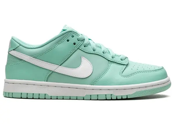 Nike Dunk Low Sneakers - Emerald Rise/white