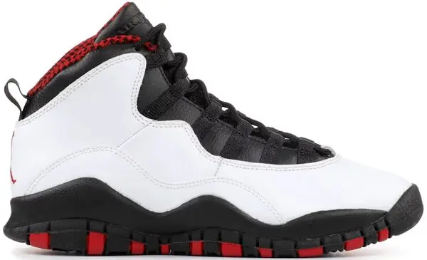 JORDAN 10 Retro Sneakers - White/varsity Red/black