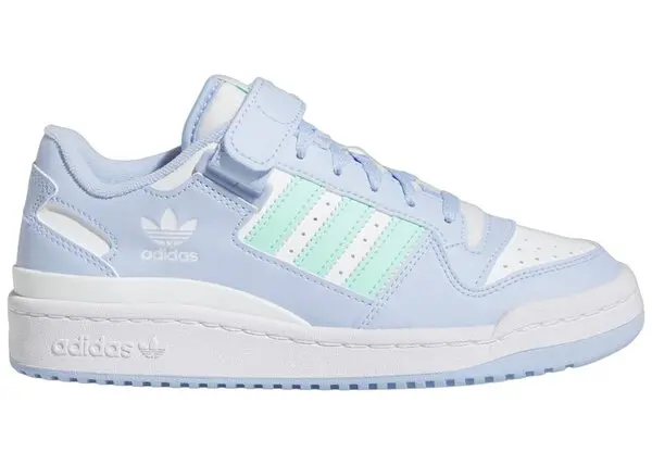 Adidas Forum Low Sneakers - Cloud White/easy Green/blue Dawn