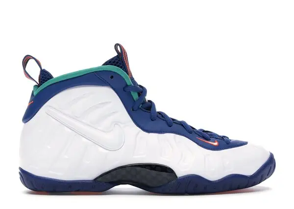 Nike Air Foamposite Pro Sneakers - Gym Blue/white/cone