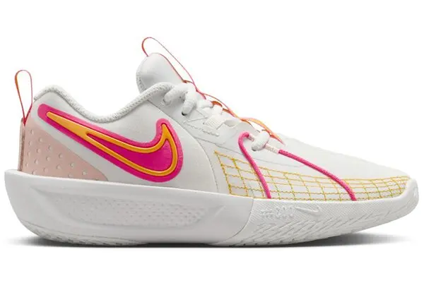 Nike Air Zoom Gt Cut 3 Arctic Orange Sneakers - Summit White/hyper Pink/university Gold