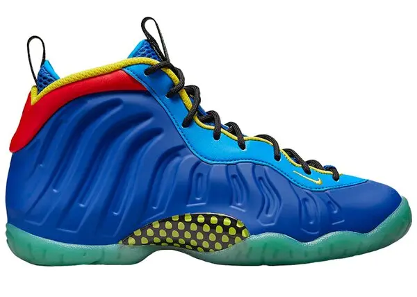 Nike Little Posite One Sneakers - Game Royal/laser Blue/enamel Green