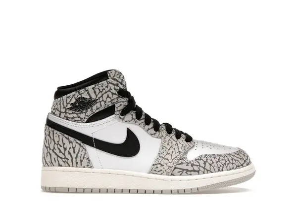 JORDAN 1 Retro High Og White Cement - Tech Grey/muslin/black