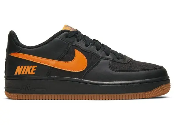 Nike Air Force 1 Low Lv8 Gore-tex Sneakers - Black/bright Ceramic/cool Grey