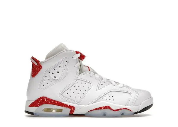 JORDAN 6 Retro Red Oreo - White/university Red/black