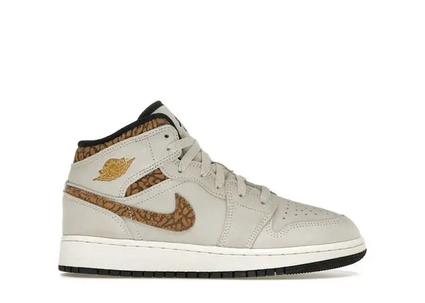 JORDAN 1 Mid Se Sneakers - Light Orewood Brown/white/light British Tan