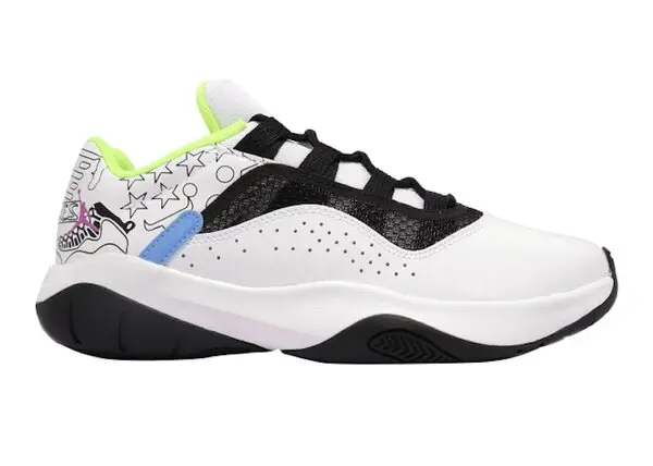 JORDAN 11 Cmft Low Sneakers - White/black/volt