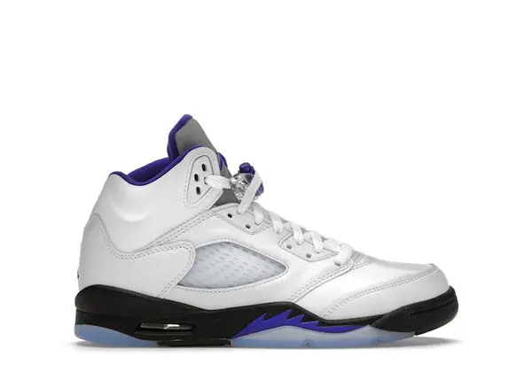 JORDAN 5 Retro - White/dark Concord/black