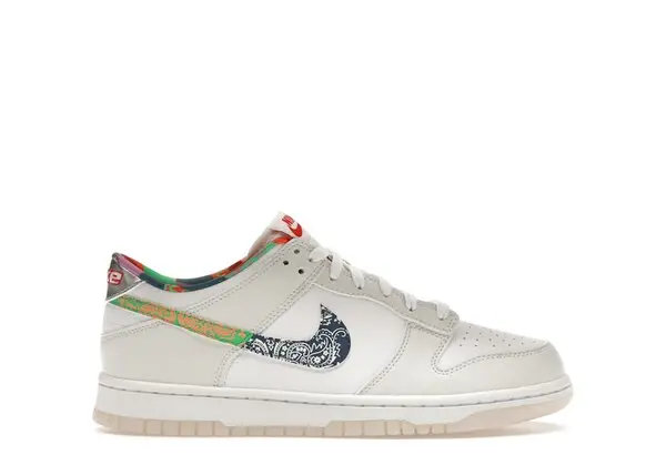 Nike Dunk Low Paisley Sneakers - White/diffused Blue
