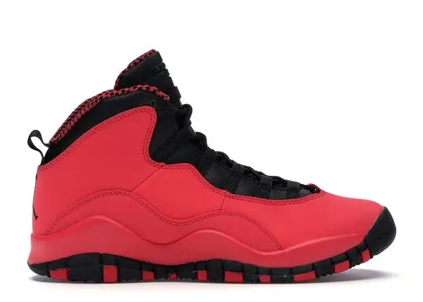 JORDAN 10 Retro Sneakers - Fusion Red/black/laser Orange