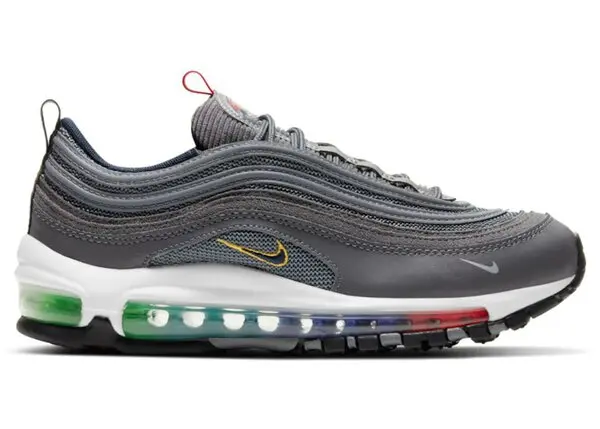 Nike Air Max 97 Evolution Of Icons Sneakers - Light Graphite/black/persian Violet