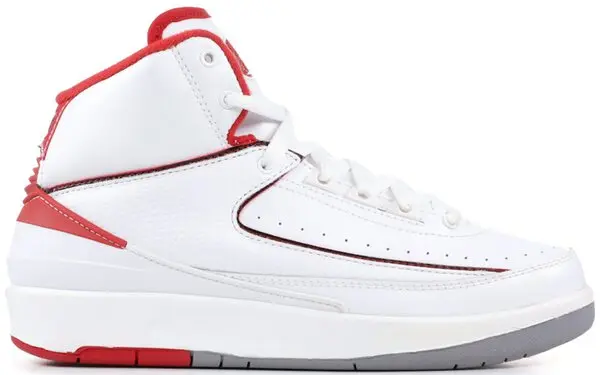 JORDAN 2 Retro Red Cdp - White/varsity Red/neutral Grey