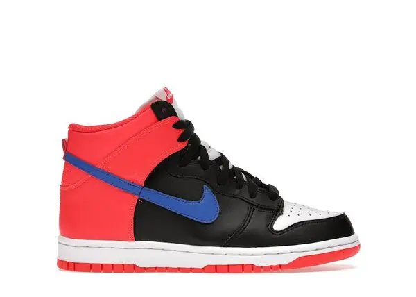 Nike Dunk High Knicks - Black/game Royal/bright Crimson
