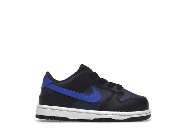 Nike Dunk Low Sneakers - Midnight Navy Blue/black/game Royal