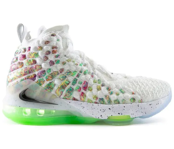 Nike Lebron 17 Air Command Force Sneakers - White/black